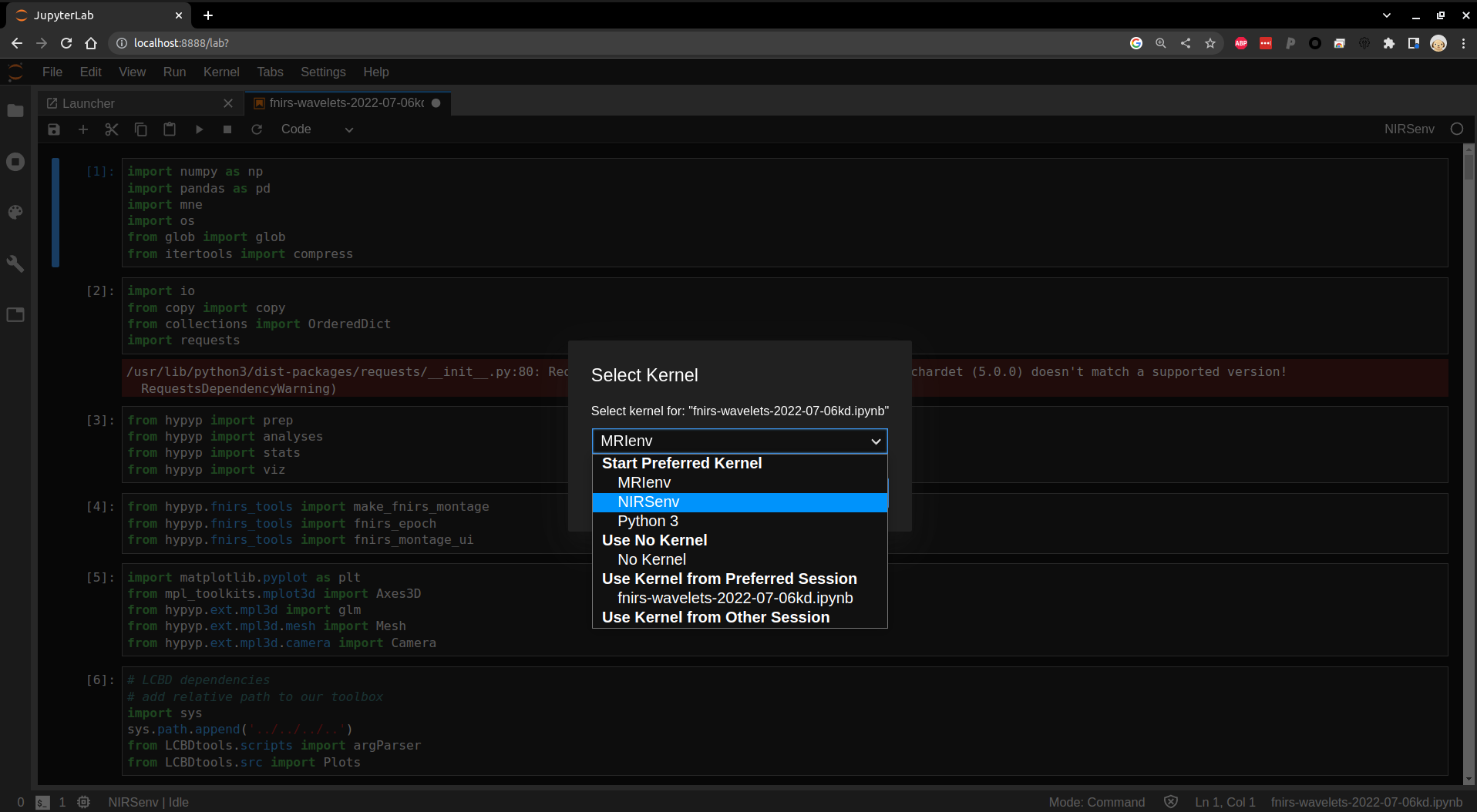 fNIRS Environment Setup - Laboratory for Child Brain Development